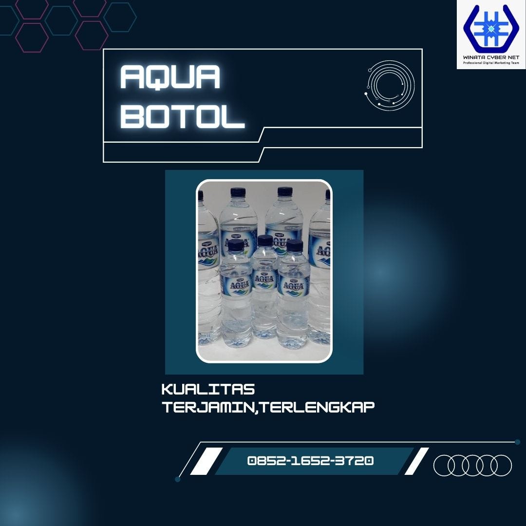 SUPER DISKON, Call 0852–1652–3720 Aqua Botol 600ml - distributor aqua botol winata - Medium