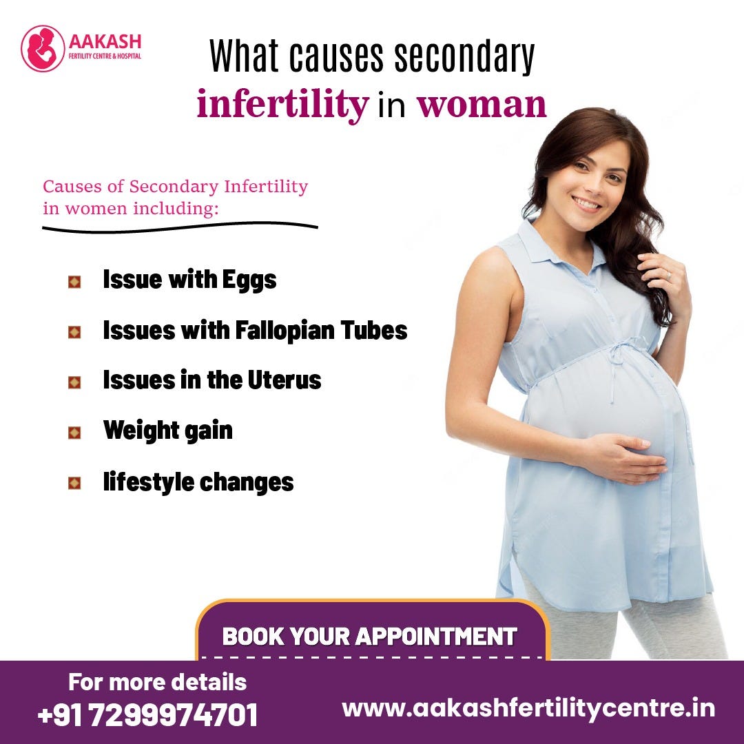 What Causes Secondary Infertility in Women: - Aakash Fertility Centre - Medium