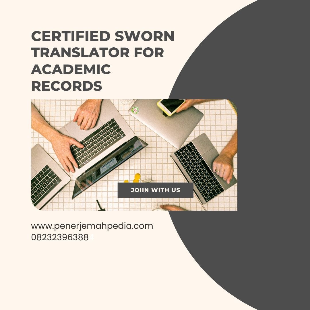 Certified Sworn Translator for Academic Records | by indah Penerjemah ...