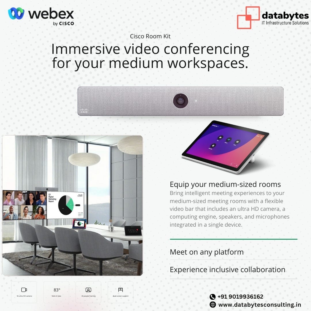 Cisco Room Kit: Enhancing Medium Workspaces with Immersive Video ...