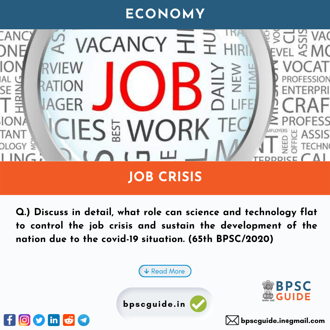 Q.) Discuss in detail, what role can science and technology flat to ...