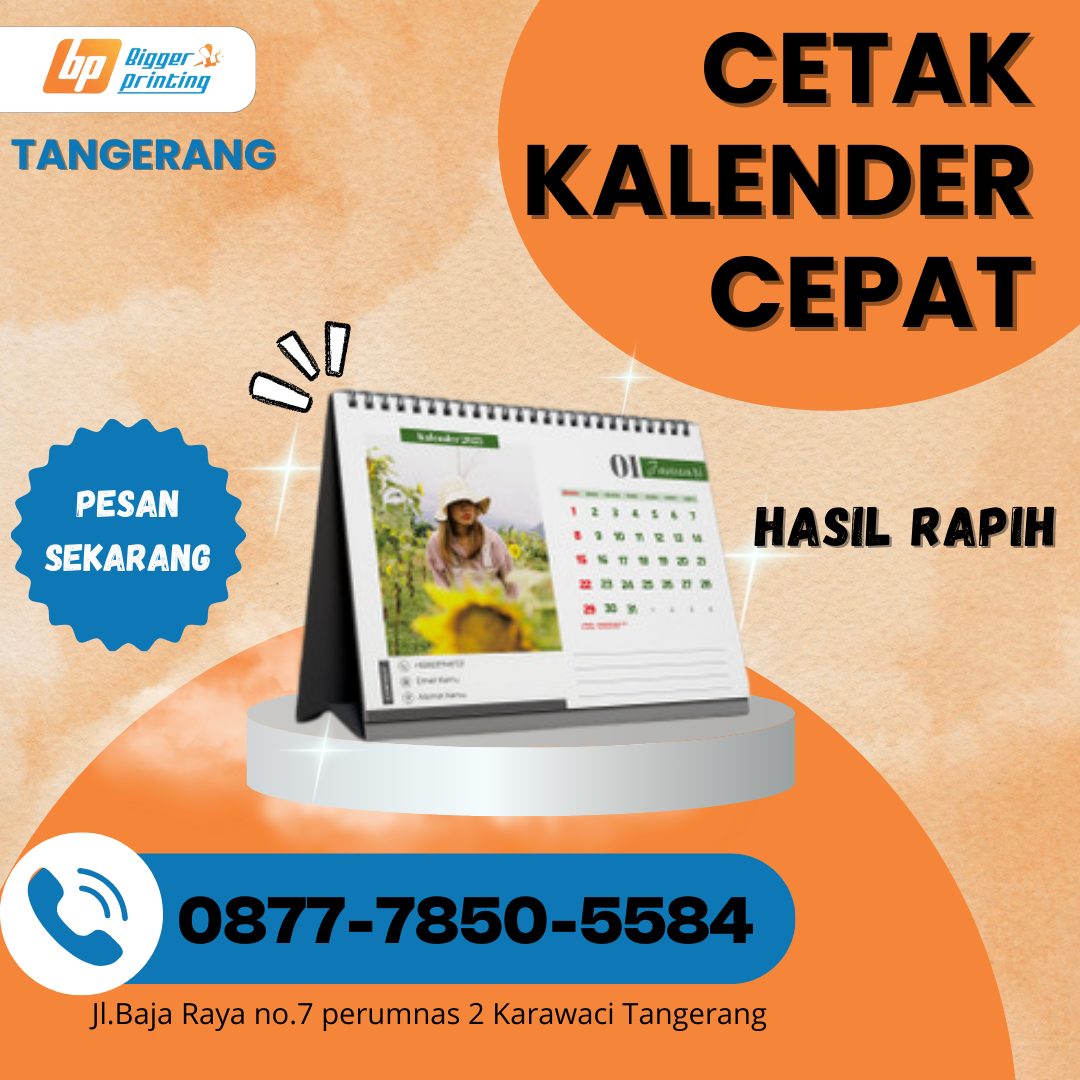 HASILRAPIH, Wa./Call 0877–7850–5584, Cetak Kalender di Cibodas. Klik wa.me/6287778505584 Bigger ...