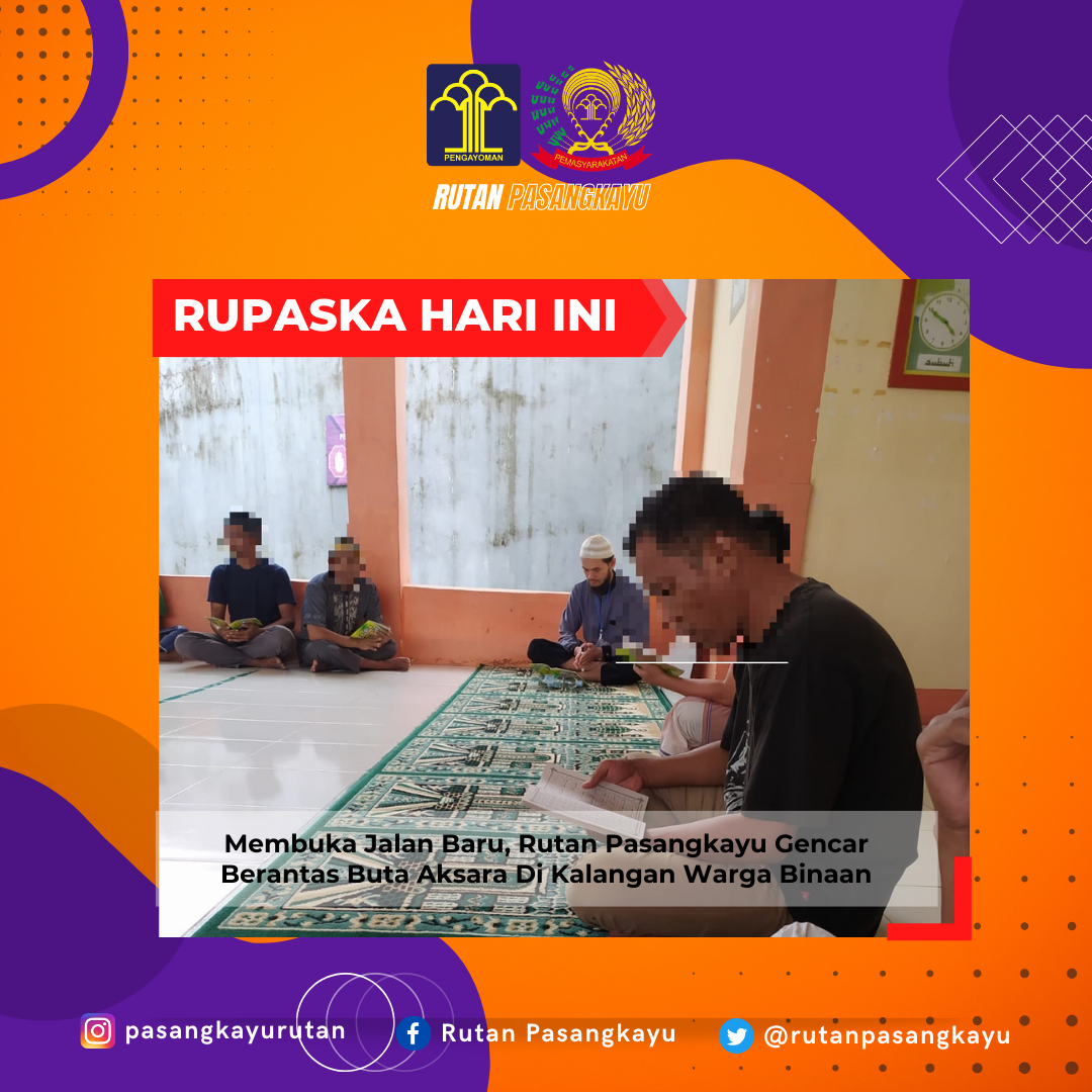 Rutan Pasangkayu Lakukan Pembinaan Kepribadian, Ajari Warga Binaan Baca ...