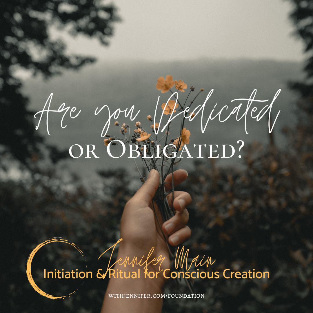 Are you Dedicated or Obligated?. I was interviewed last week for a new ...