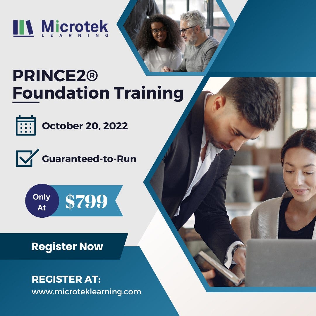 PRINCE2 Certification | Microtek Learning - Microteklearning - Medium