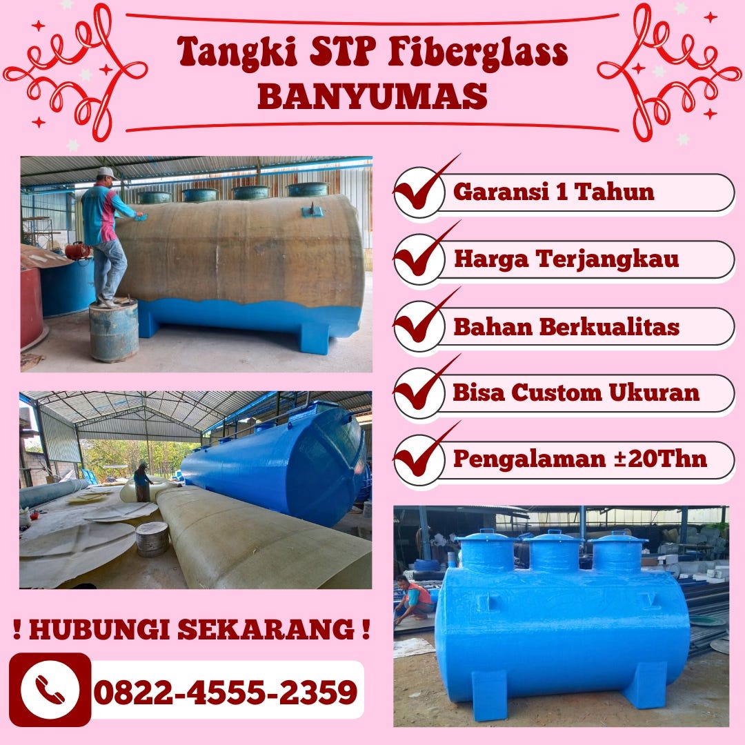 HP/WA: 0822–4555–2359, PESAN SEKARANG! Produsen Tangki STP Fiber ...