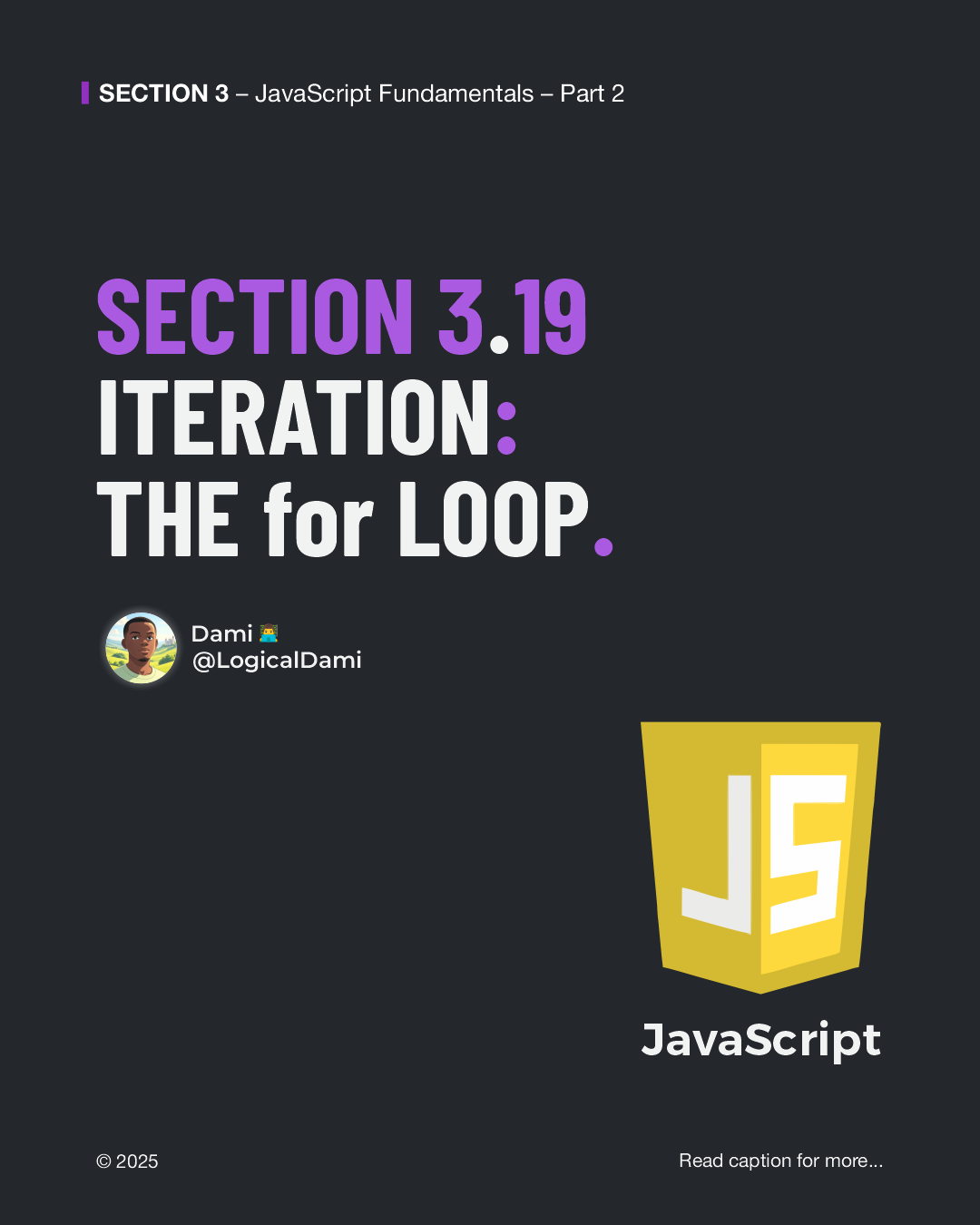 Section 3.19 — Iteration: The for Loop | by DamiStacks | Medium
