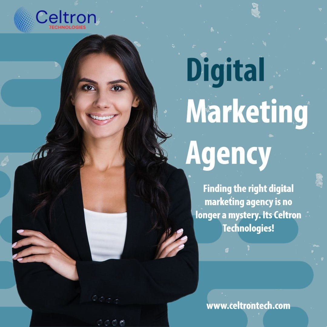 Celtron Technologies Digital marketing is an effective way to reach out to customers and promote ...