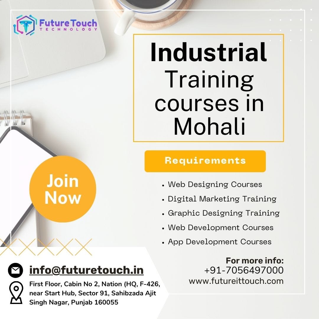 Empowering Future IT Professionals: Industrial Training in Mohali with ...