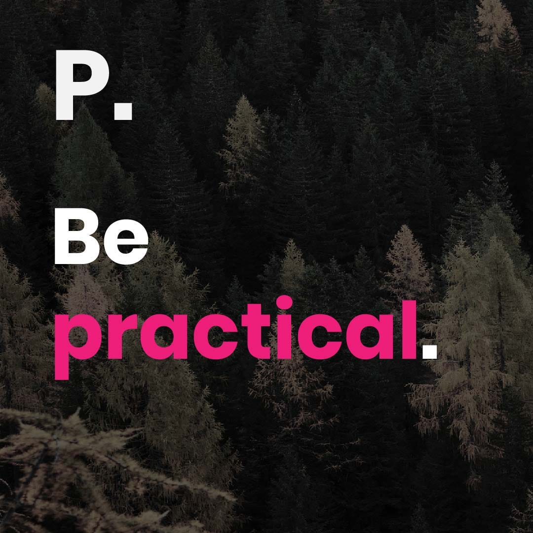 Be practical.. Be practical. Sometimes it can be hard… | by LVK Global ...