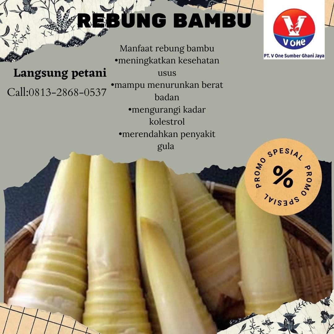 Pusat Budidaya Herbal Rebung Bambu Betung Tambak Bayumas ...