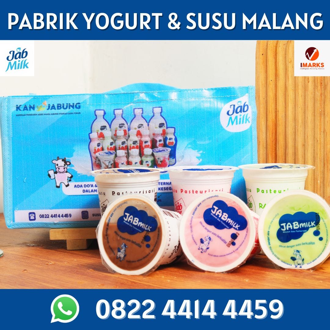 Hub. 0822 4414 4459, Pabrik Yogurt dan Susu Segar Terbaik di Indonesia ...