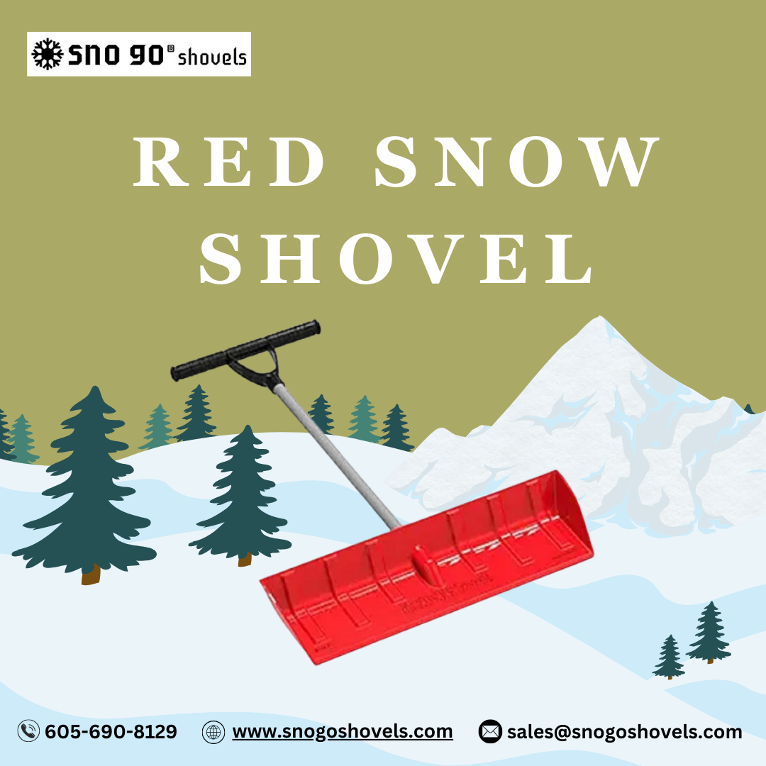 Snow Go Shovels — Red Snow Shovel: Premium Winter Gear - snogoshovels1 ...