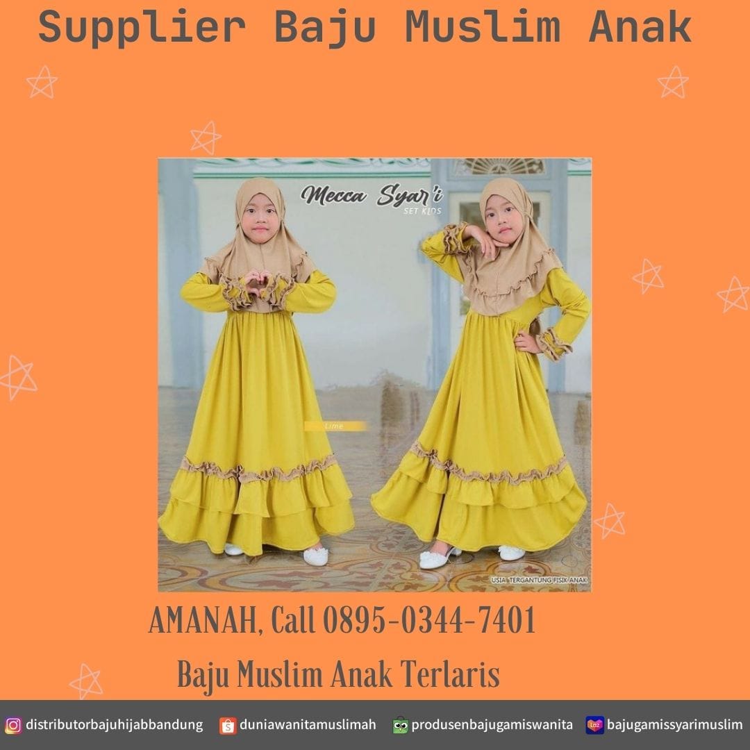 TERLENGKAP, Call 0895–0344–7401 Model Tunik Muslim Anak Cantik Bandung ...