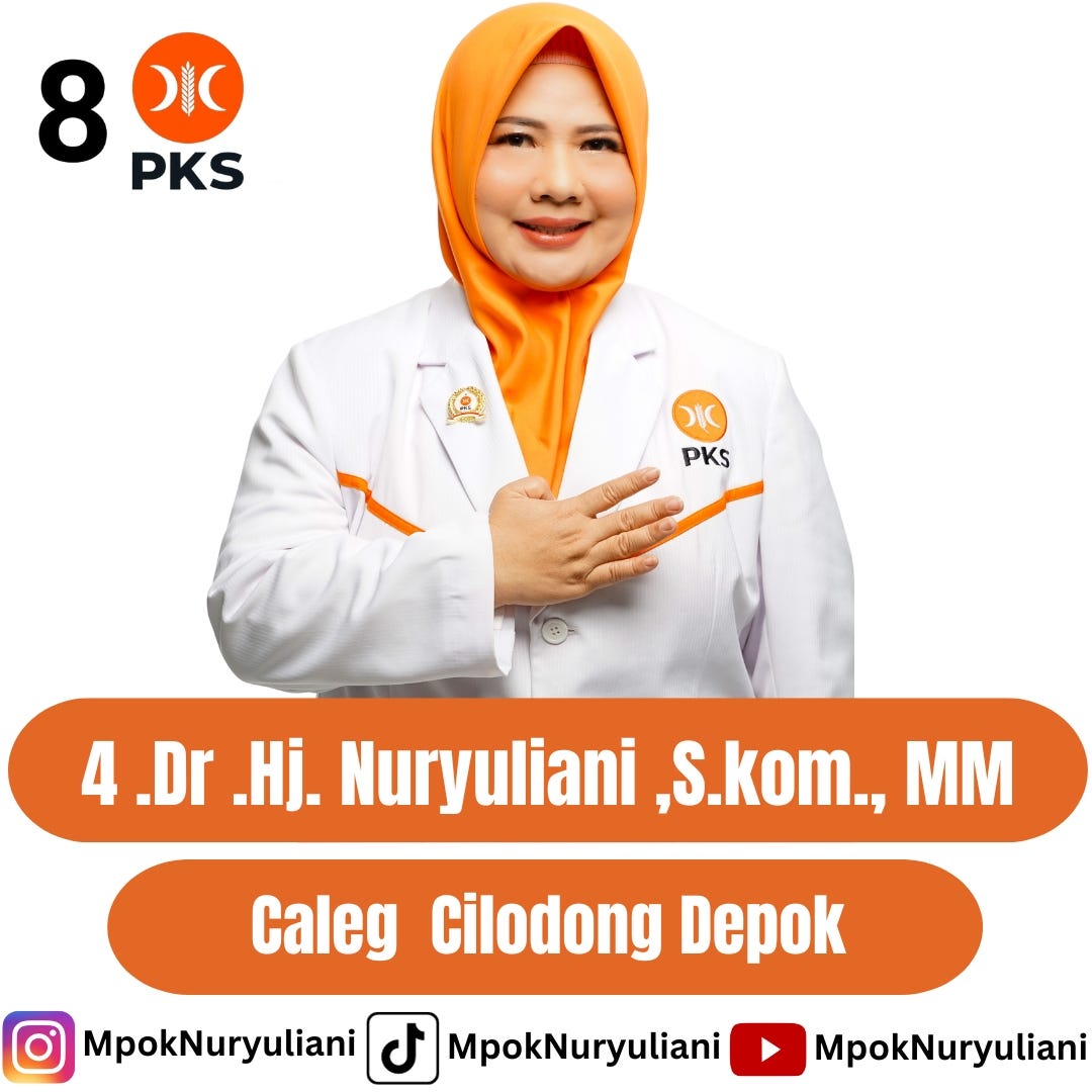 MERAKYAT, Dr Hj Nuryuliani Caleg Cilodong Depok - Caleg Sukatani Tapos Depok - Medium