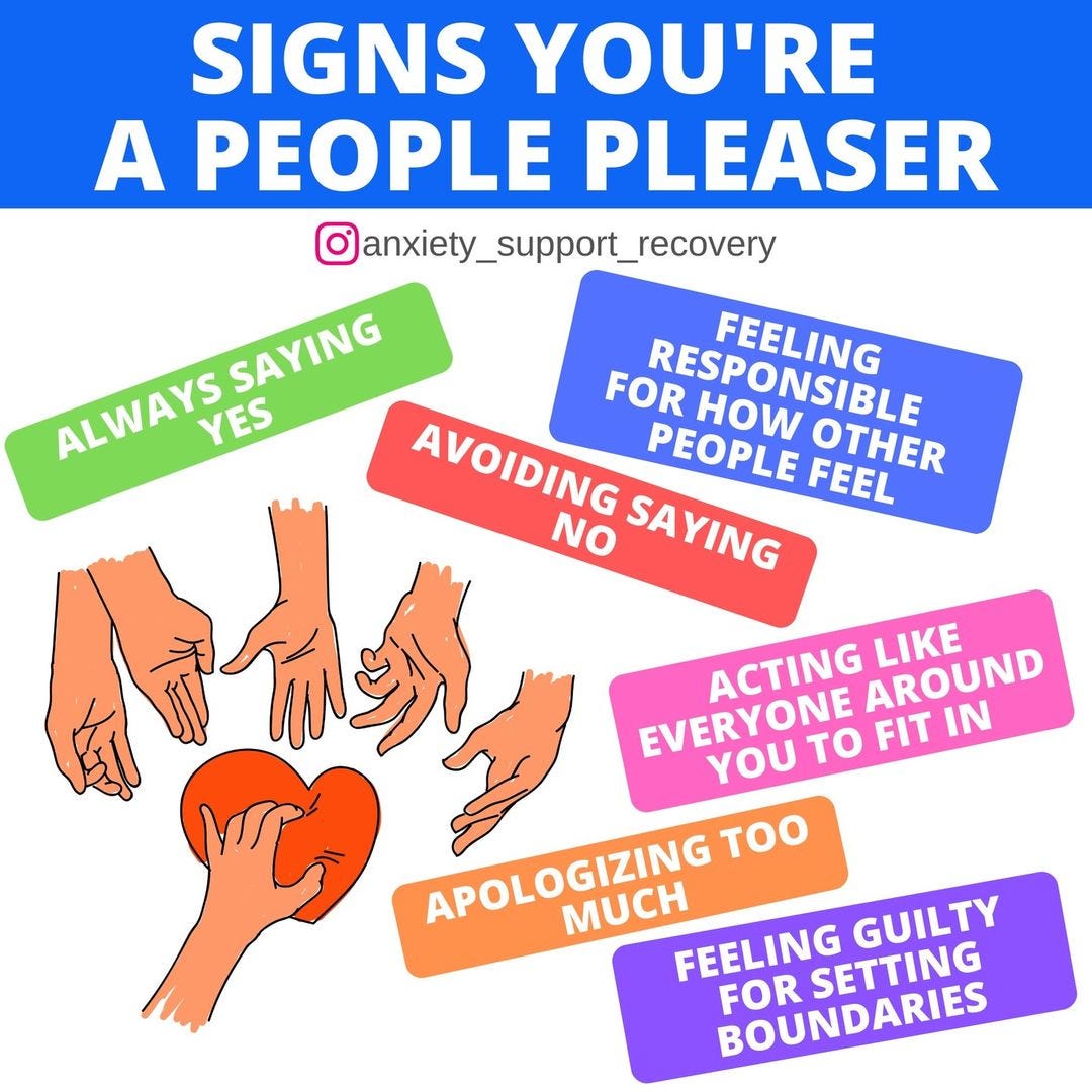 Signs You’re a People Pleaser - Anxiety Support - Medium