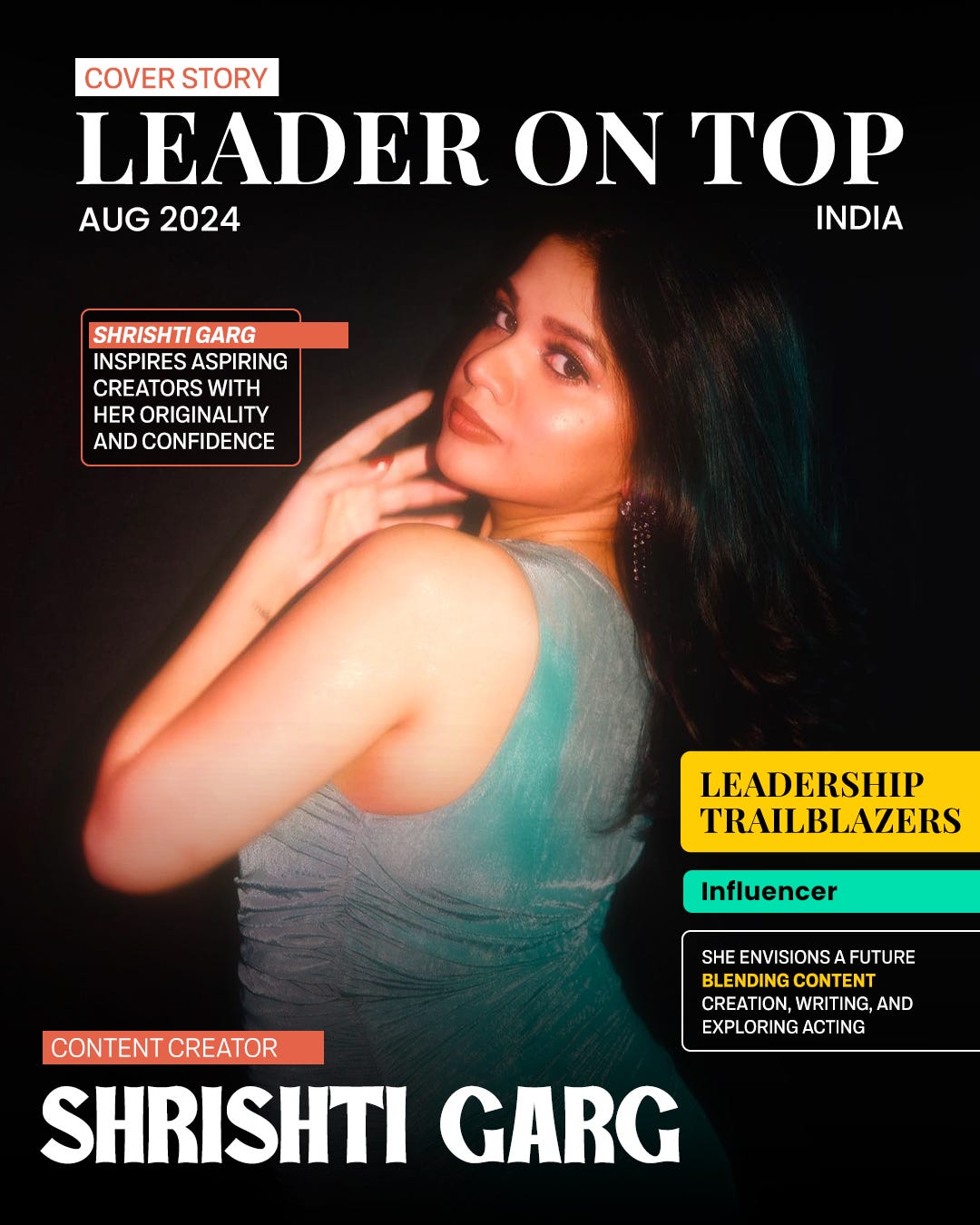 Shrishti Garg: The Rise of a Gen Z Content Sensation | by Leaderontop | Sep, 2024 | Medium