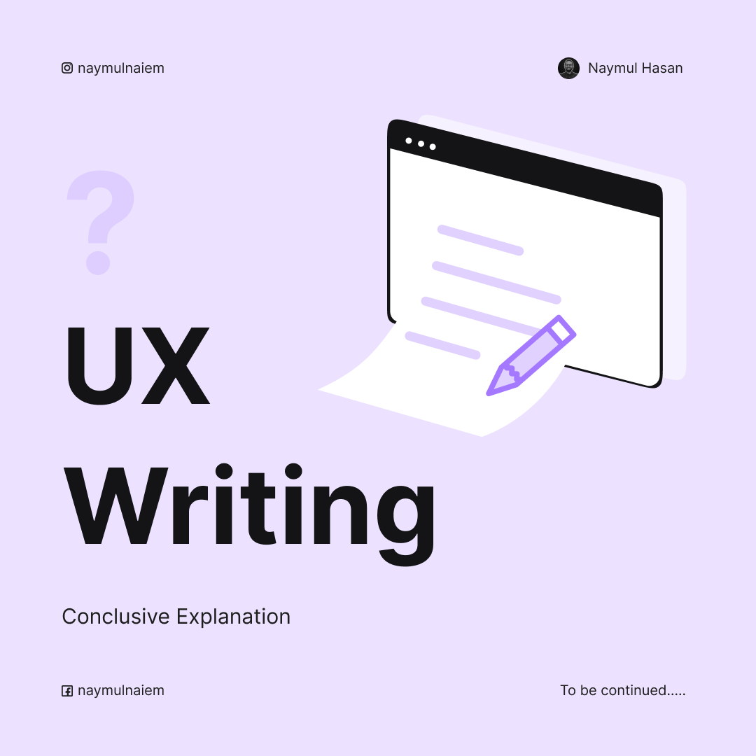 Let’s know about UX writing. UX writing, also known as user… | by ...