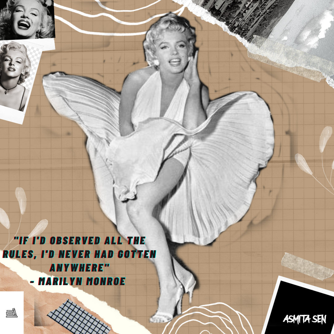 Marilyn Monroe Dumb Blonde Or An Epitome Of Inspiration By Asmita