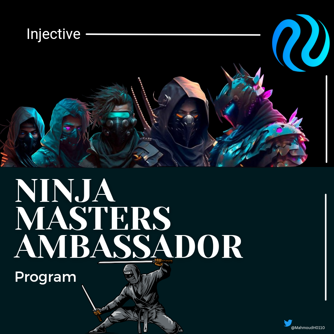 Hello ninja 🥷 Have you ever heard of the Ninja Ambassador program ...