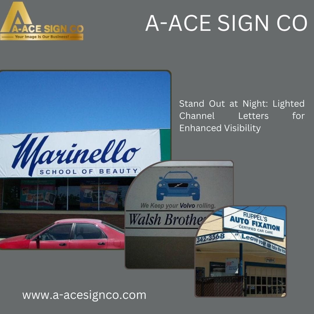 Let Your Name Glow: Lighted Channel Letters for Impactful Branding | by ...