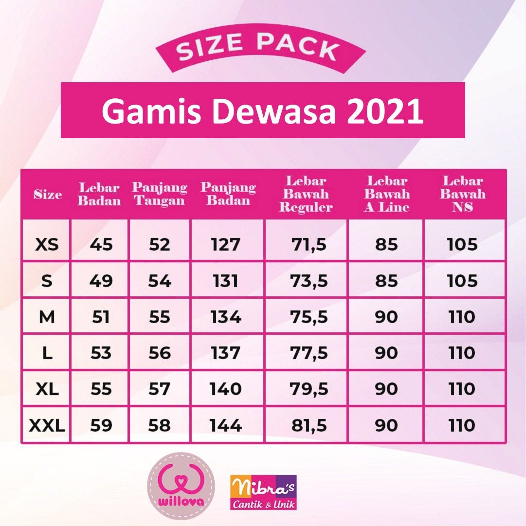 Size Pack Nibras 2022 - Nibras Terbaru 2022 - Medium