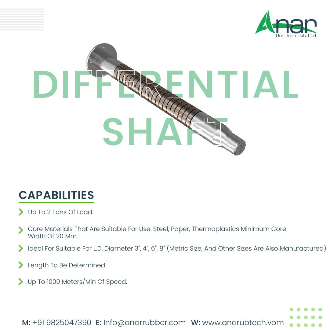 Enhance Efficiency with the Best in Differential Shafts | by AnarRubber ...