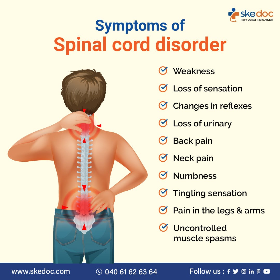 Symptoms of Spinal cord disorder - Prakyathivaishnavi - Medium