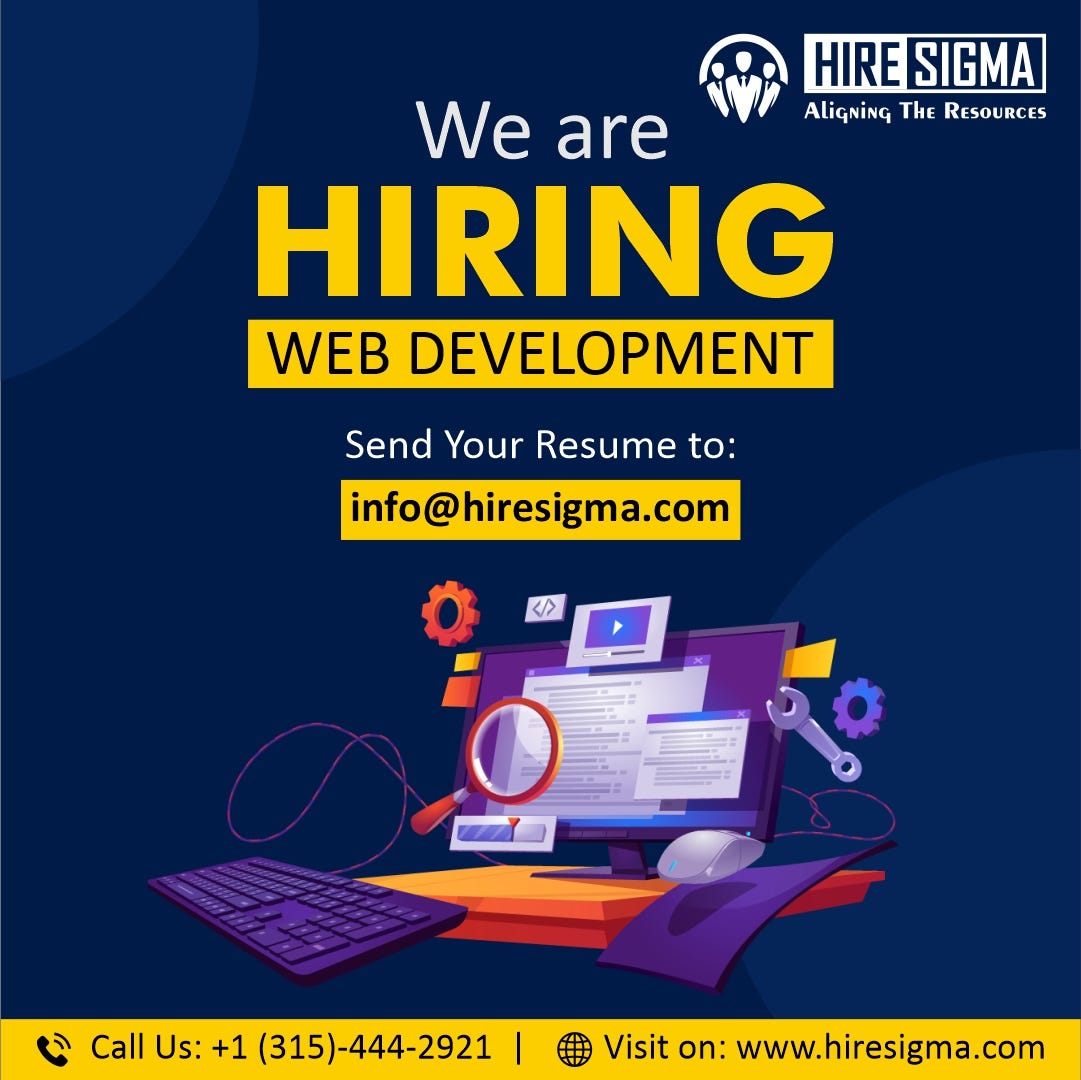 Staffing Agency leading the web developers’ recruitment | by Hiresigma ...
