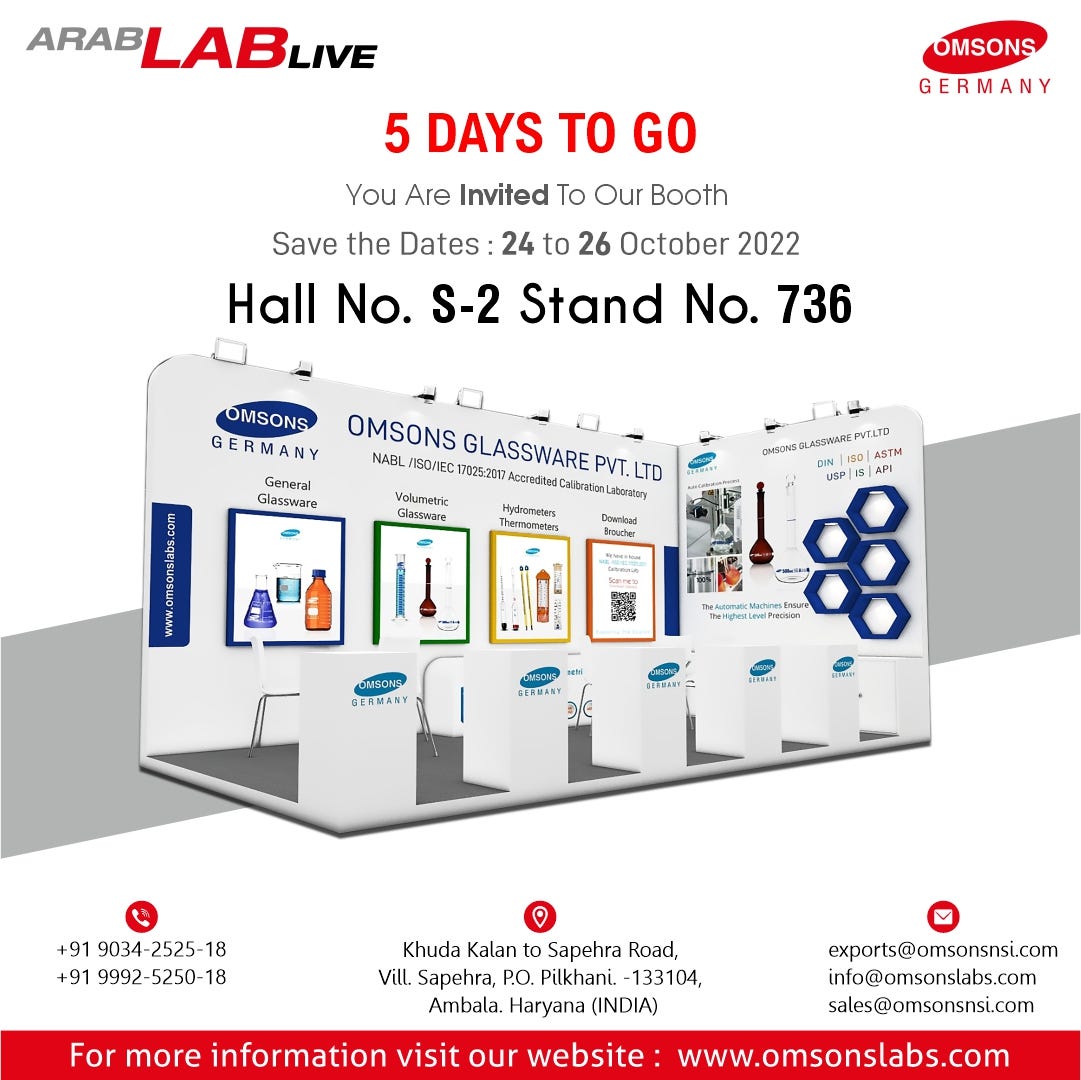 Arab Lab Live 2022 - Omsons Glassware - Medium