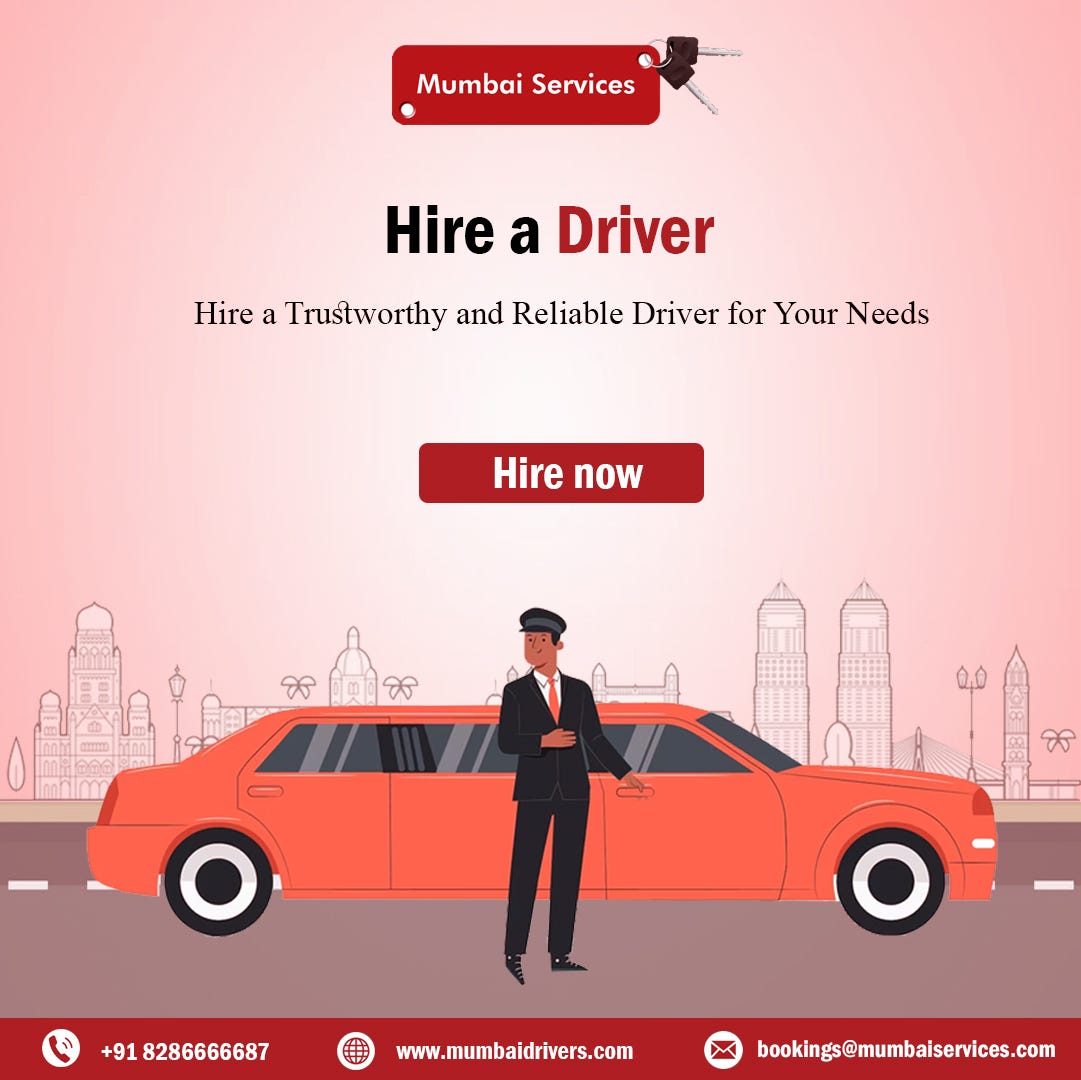 Hit the Road with Ease: Hire a Driver on Demand in Mumbai | by ...