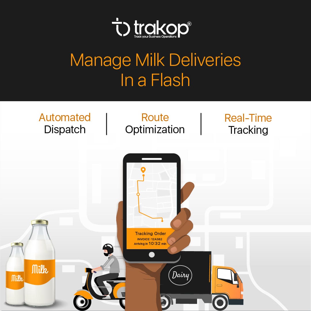 Milk Delivery Solutions - Trakop - Medium