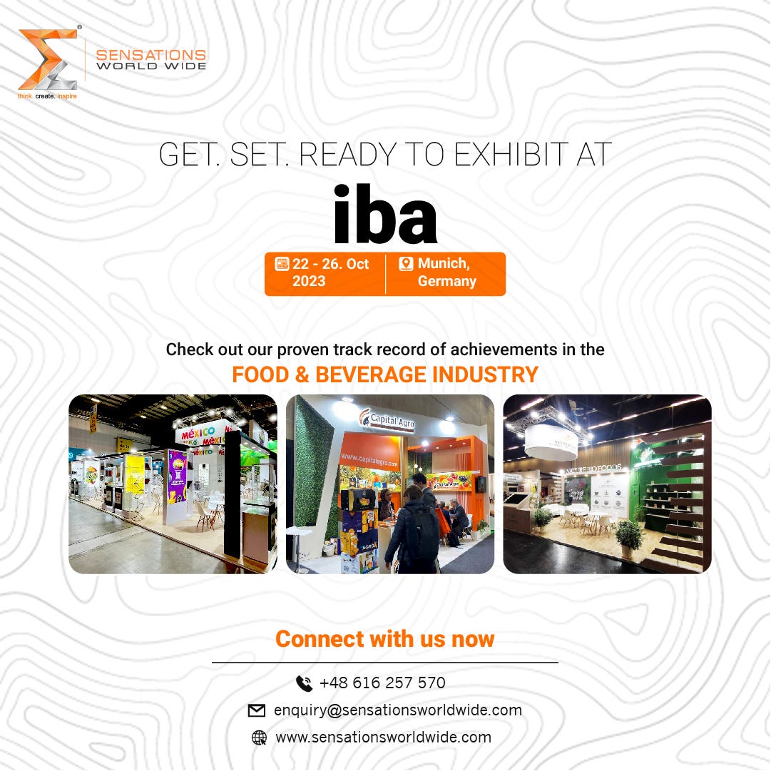 Stand Constructor for IBA Munich 2023 in Germany - Carl Newton - Medium