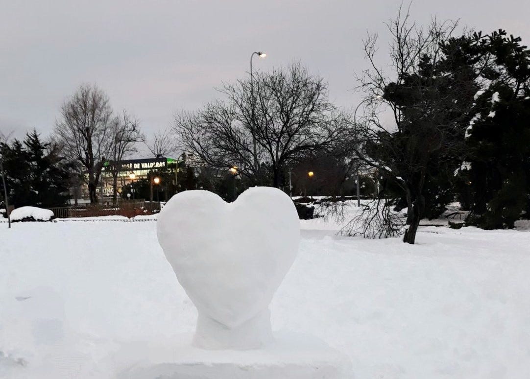 When your real life decides to start with a heart of snow | by Genka ...