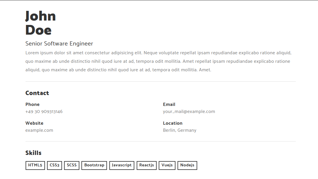 Create Your Free Resume! - Mehdi Khoshnevis - Medium