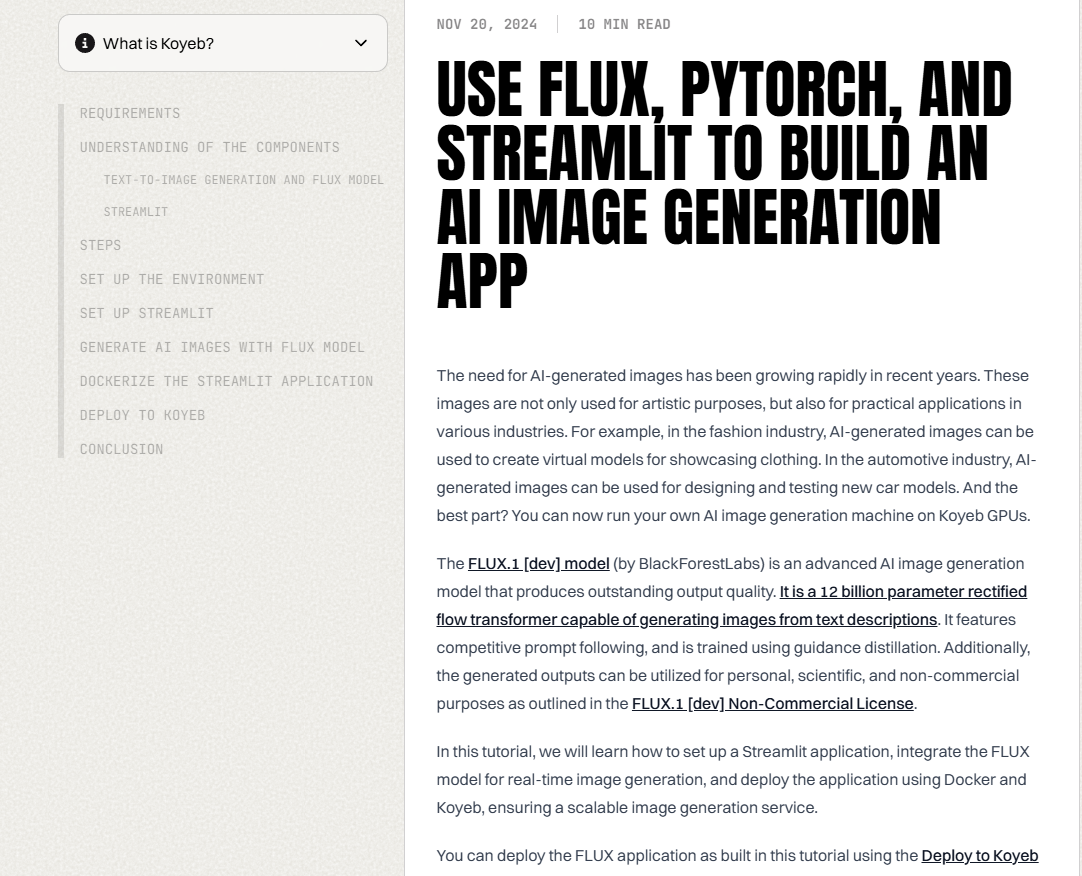 Use FLUX, PyTorch, and Streamlit to Build an AI Image Generation App | by Girff | Medium