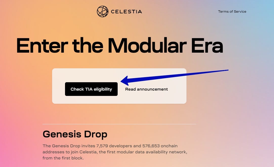 Celestia token Airdrop Full guide — Claim 250$ Now! | by WilliamLedgerNomad | Feb, 2024 | Medium