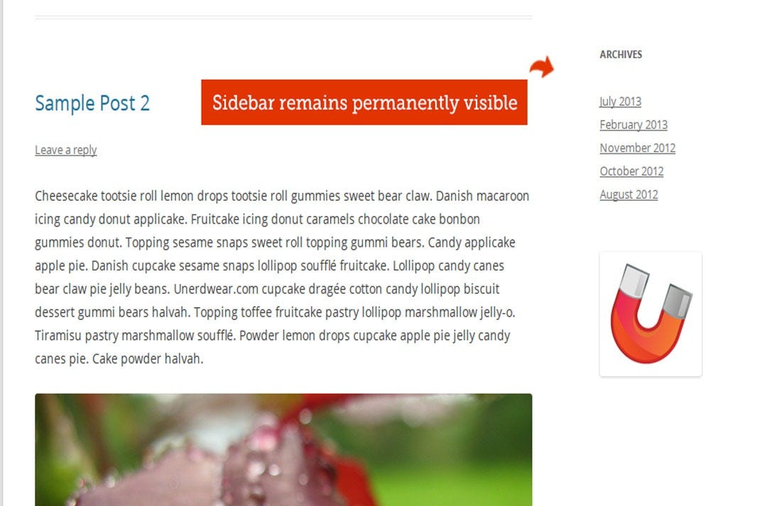 Sticky WordPress Widgets. Enable “Fixed widget” option in the… | by Visualmodo | visualmodo | Medium