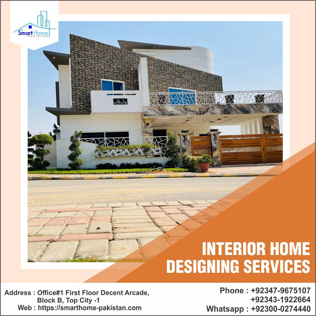 Best Interior Home Designing Services | by smarthome pakistan | Medium