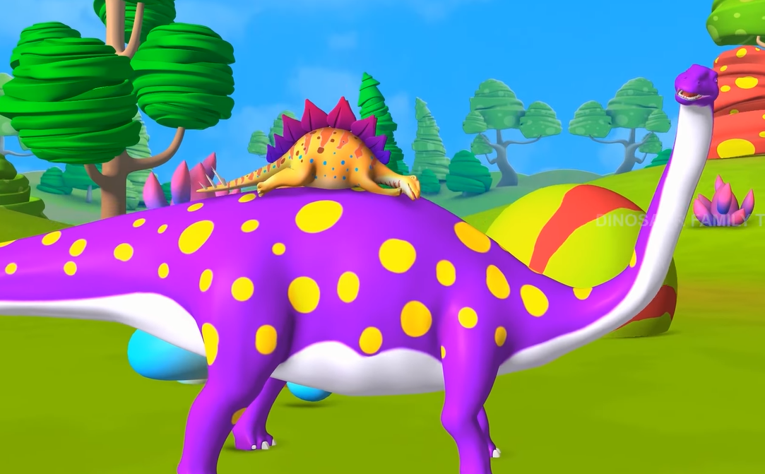 Bebé dinosaurio huevo mágico en el bosque | Magical Egg Dinosaur Baby ...