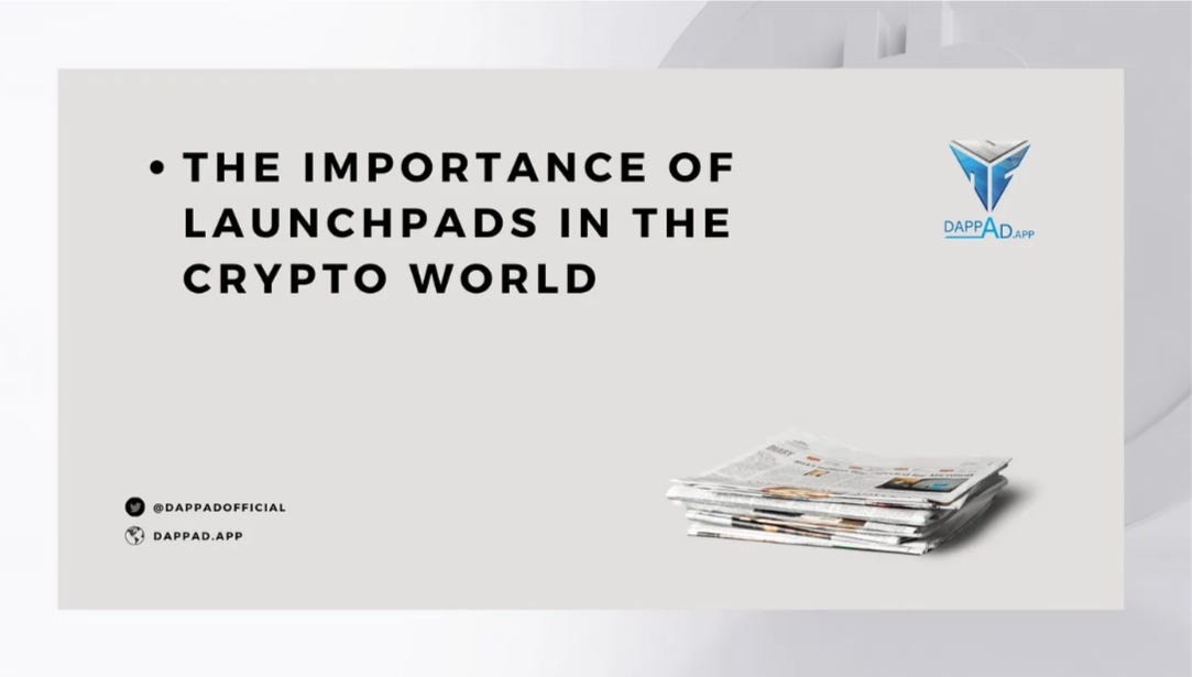 Dappad Launchpad [ OP ]. اهمیت لانچ پدها در دنیای رمزنگاری | by Shahin | Medium