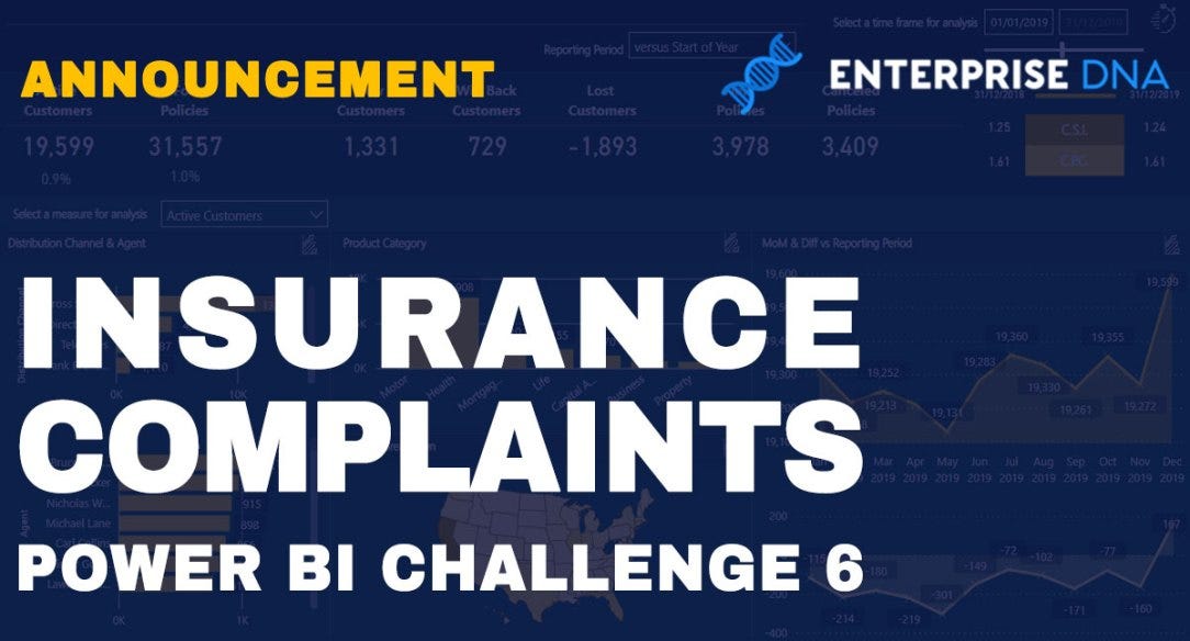 Power BI Challenge #6 Now In Progress | by Enterprise DNA | Medium