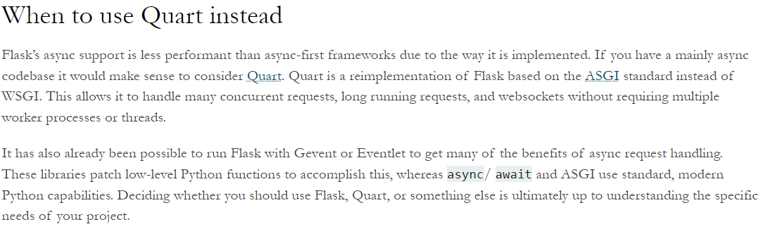 Unlocking High-Performance Web APIs with QUART and Flask: A Deep Dive ...