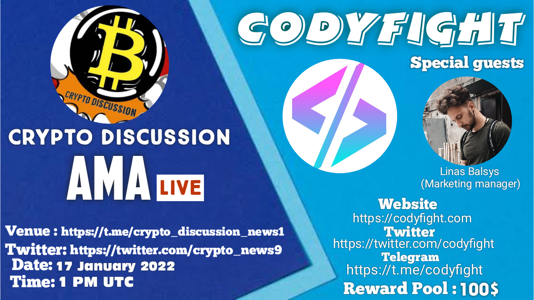AMA Recap crypto discussion with codyfight | by Crypto discussion | Medium