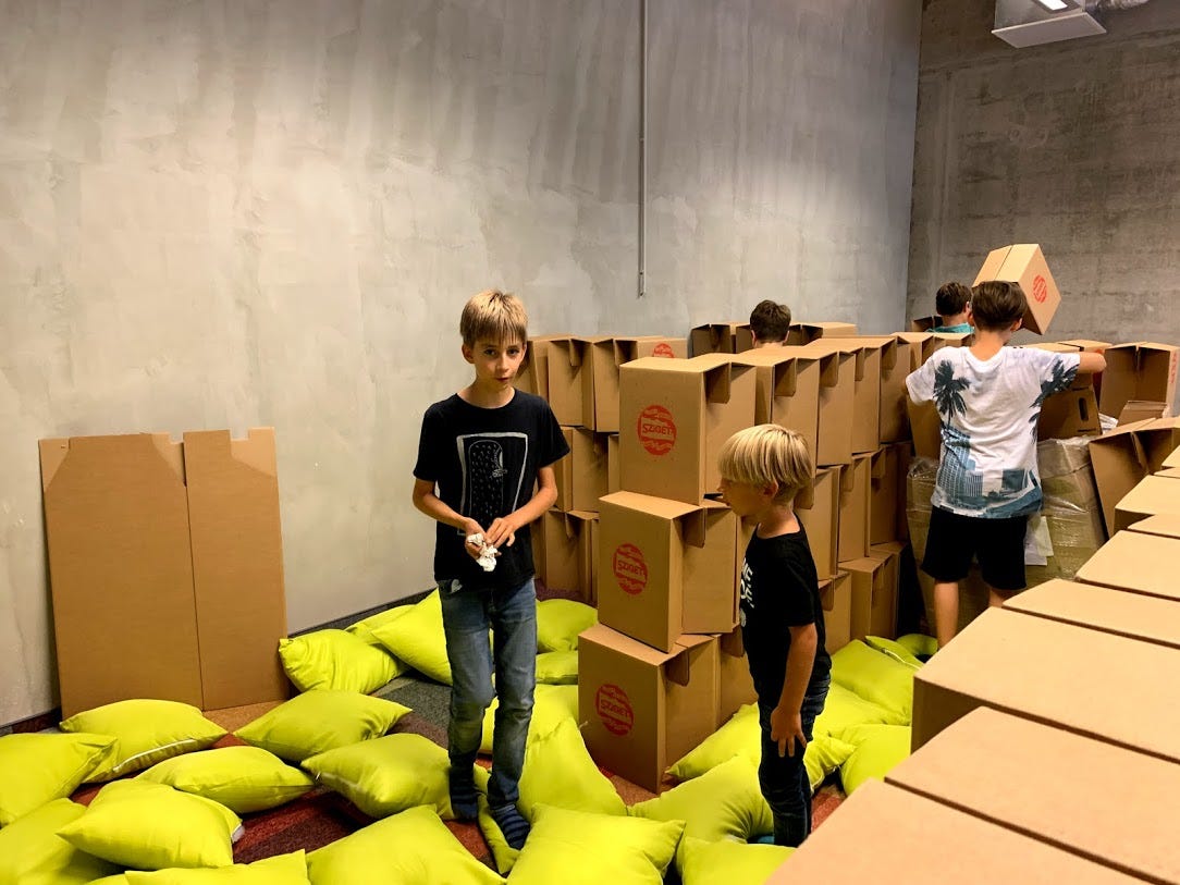 The Cardboard Shanty Town. Having a new school is both exciting… | by ...