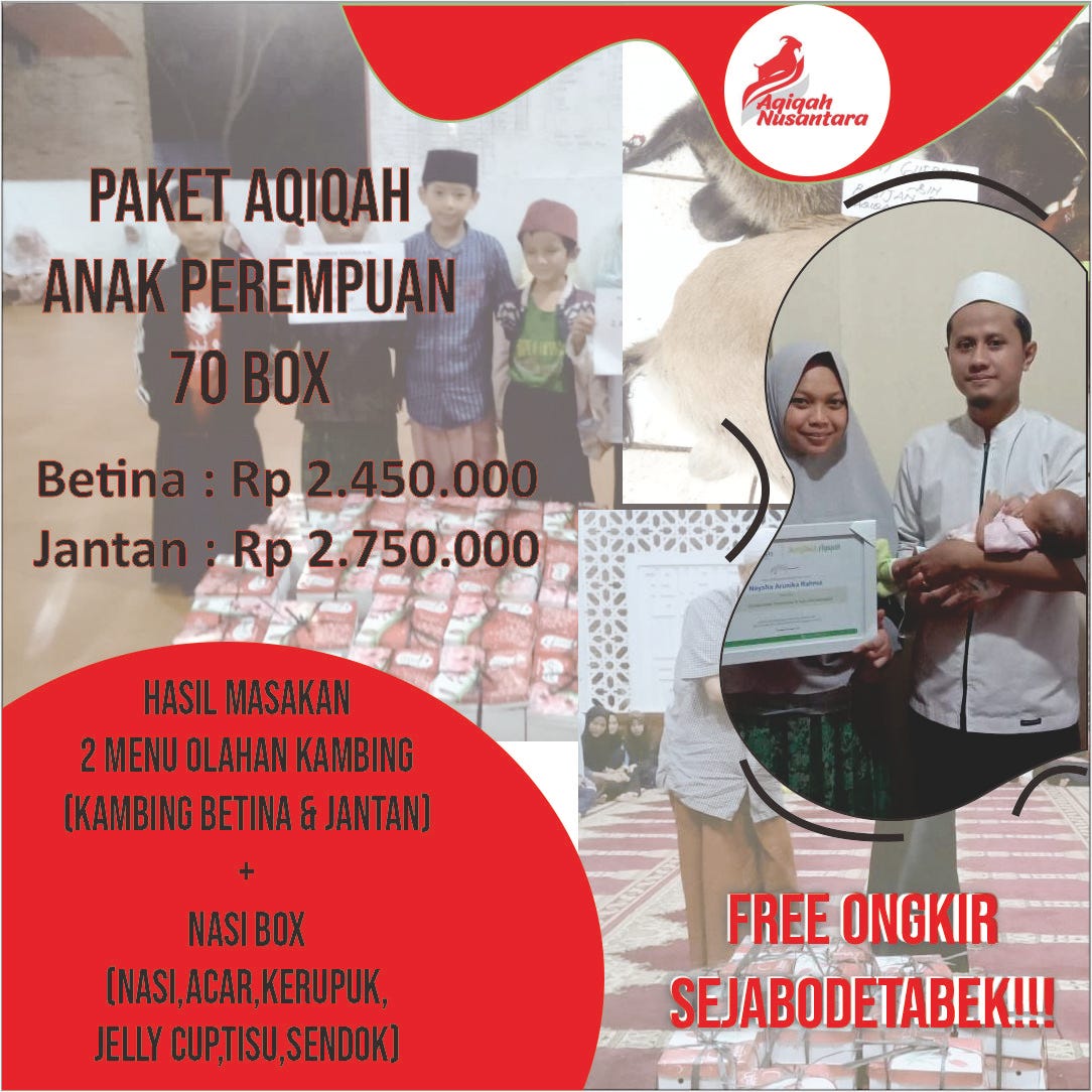 Paket aqiqah anak perempuan 70 box, CALL 0811–9419–993, Jasa Aqiqah Di ...