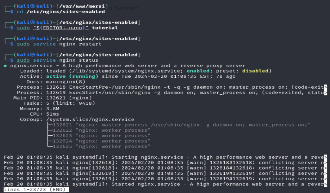 How to Build Nginx Server OS Kali Linux | by Sutaryo | Feb, 2024 | Medium