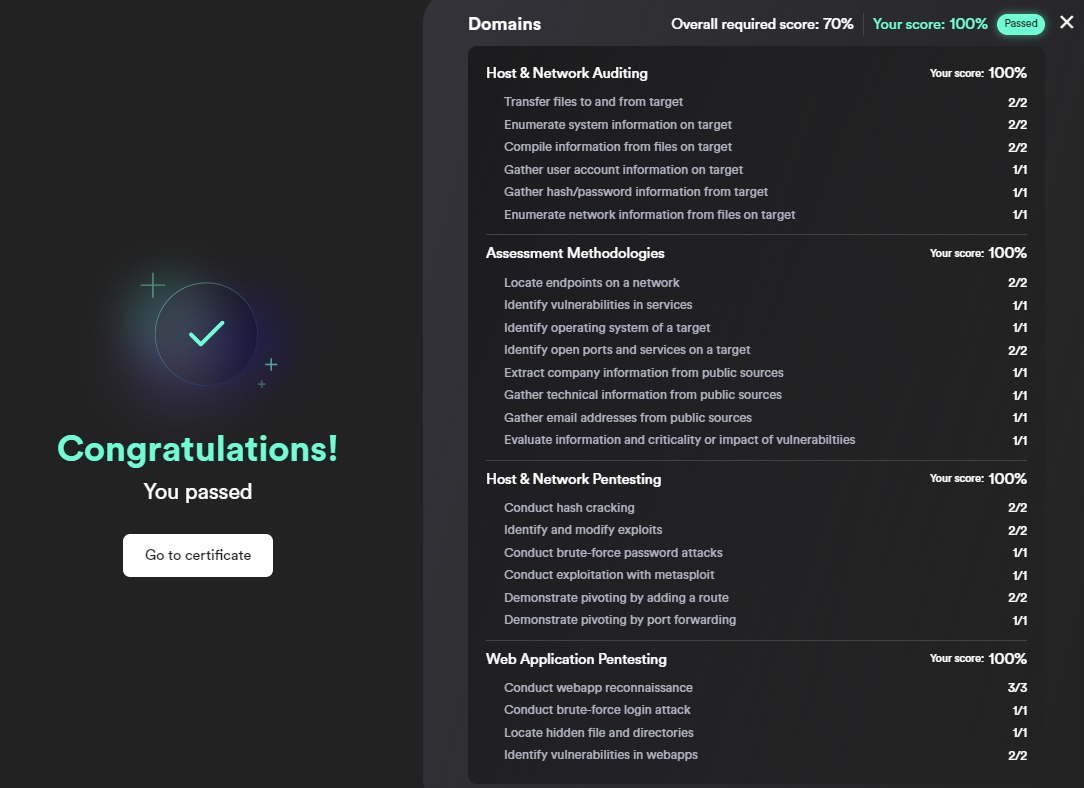 How I Passed The eJPTv2 With a Perfect Score — First Try! | by TheHiker ...