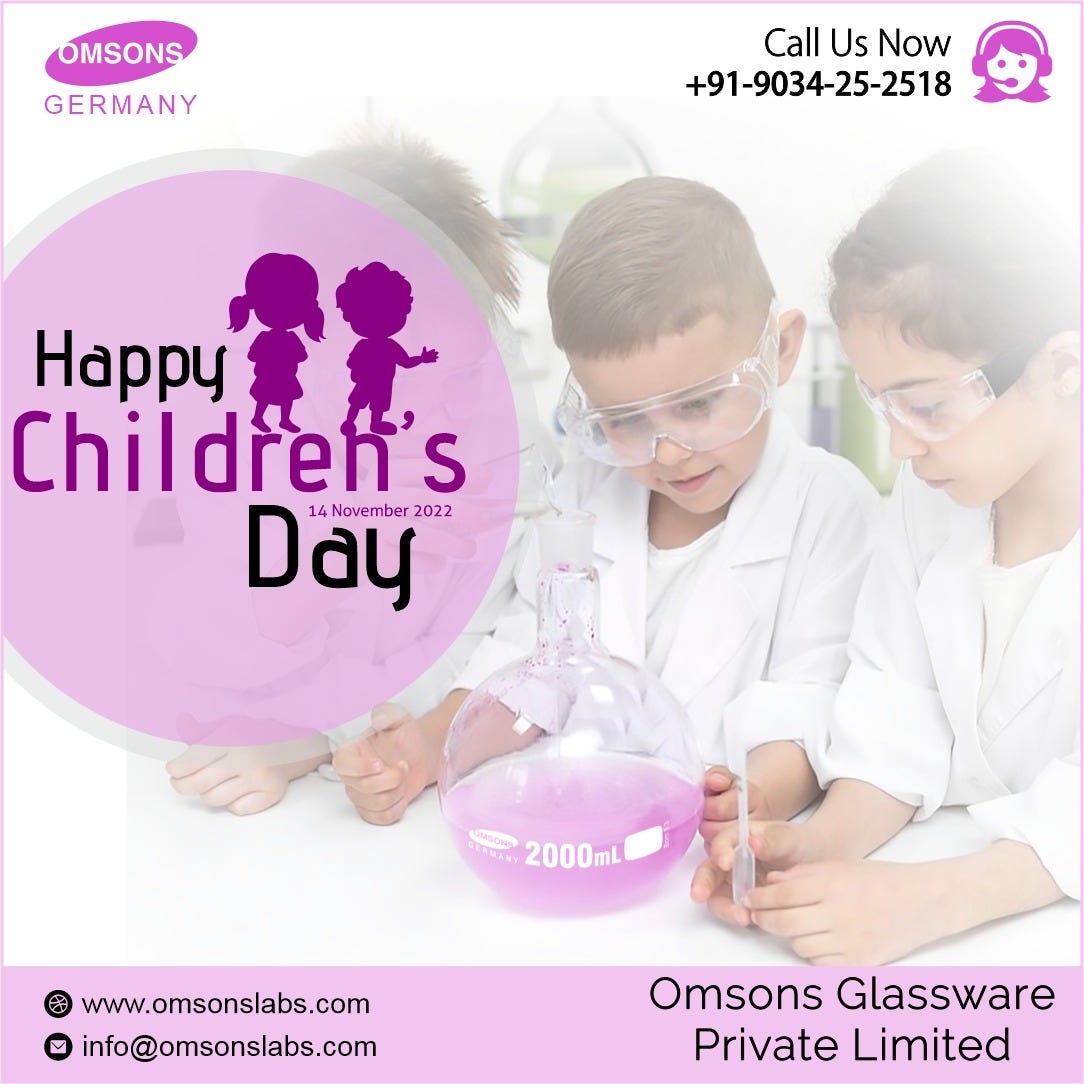 Happy Children’s Day - Omsons Glassware - Medium