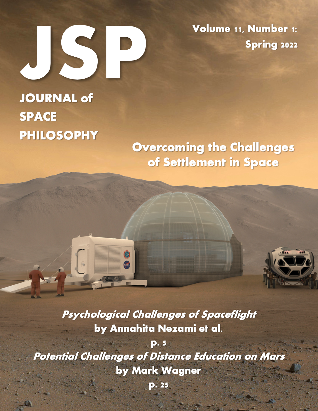 Journal of Space Philosophy. by Mark Wagner, Ph.D. | by Human Space ...